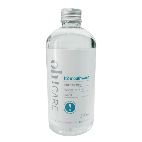 h2 Mouthwash: Fluoride Free w/ Hyaluronic Acid 330ml – OH Care Dental